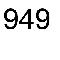 Number 949 facts