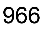 Number 966 facts