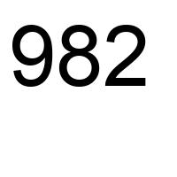 Number 982 facts