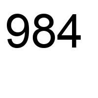 Number 984 facts